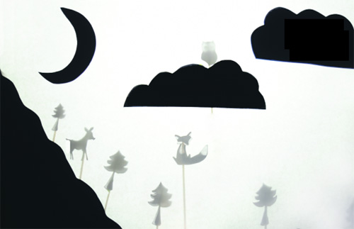 My Owl Barn: DIY: Woodland Creatures and Scenery Shadow Puppets