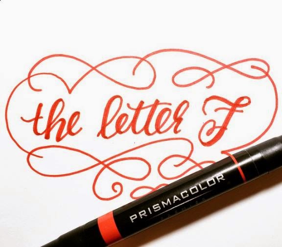 The Letter F | Basic Calligraphy Tutorial / ERIN NIELSON