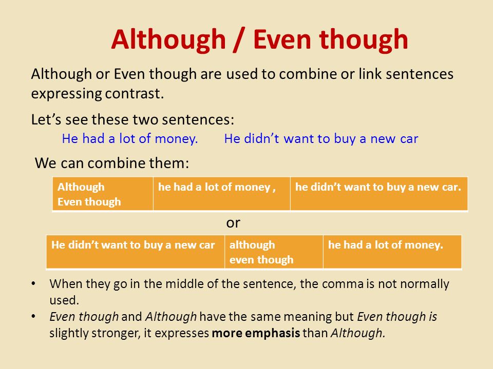 Click on: EXPRESSING CONTRAST