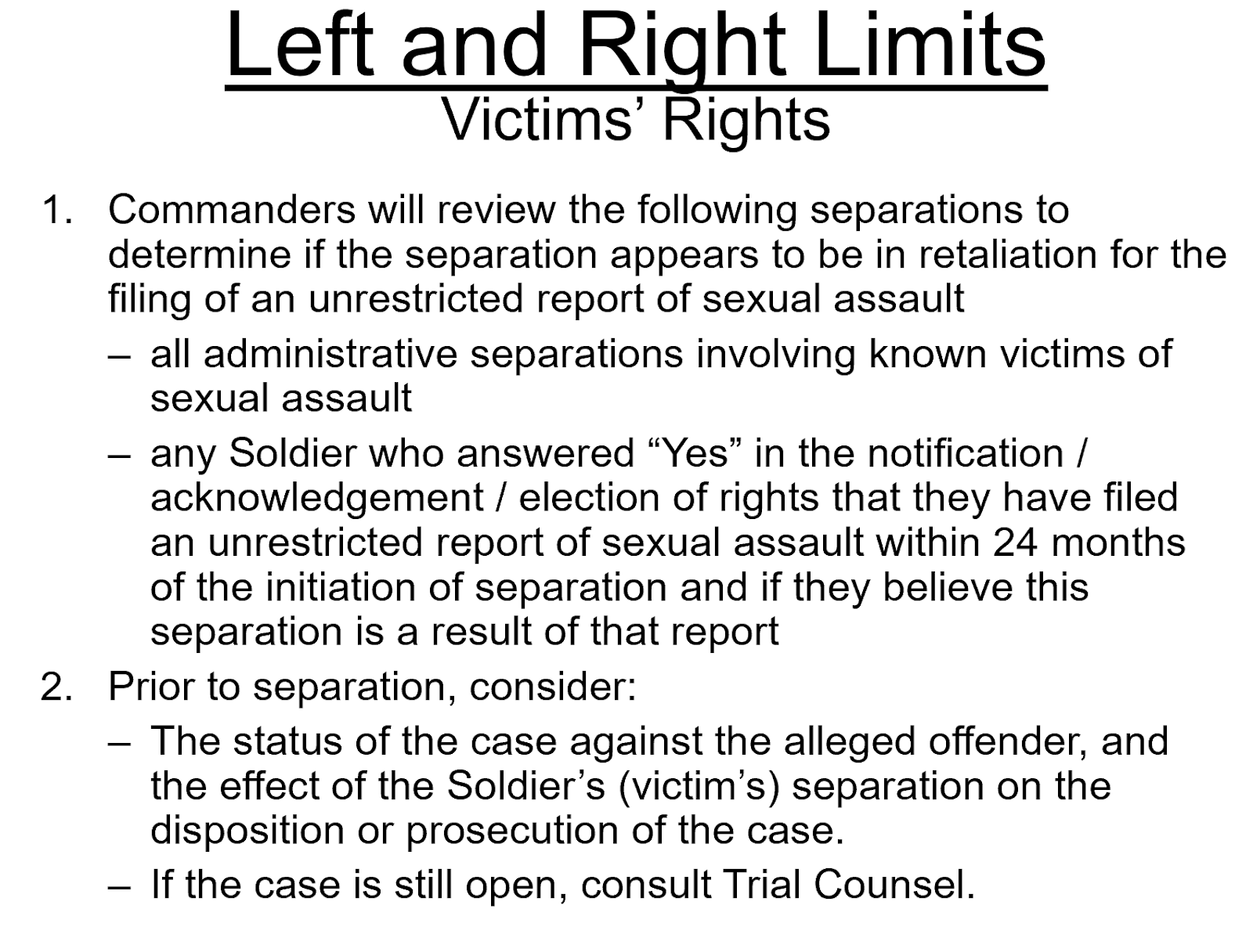 Basic Military Justice For Military Leaders (UCMJ): UCMJ