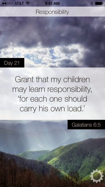 One Prayer a Day: That They May Learn Responsibility