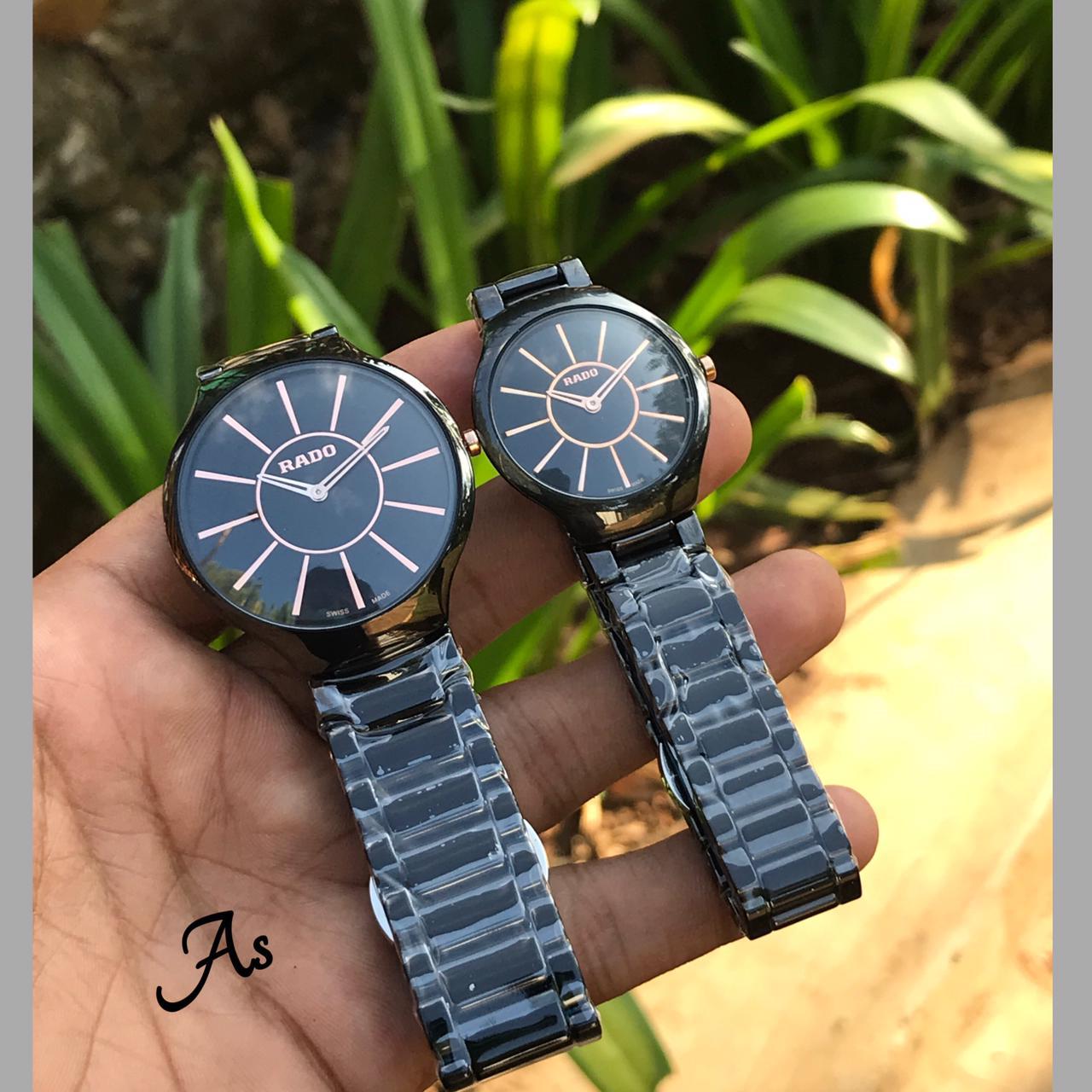 Rado Couple Watch Black Edition | Zira Fashion Hub