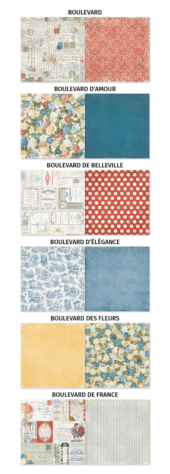The BoBunny Blog: Boulevard: A Look at the Entire Collection