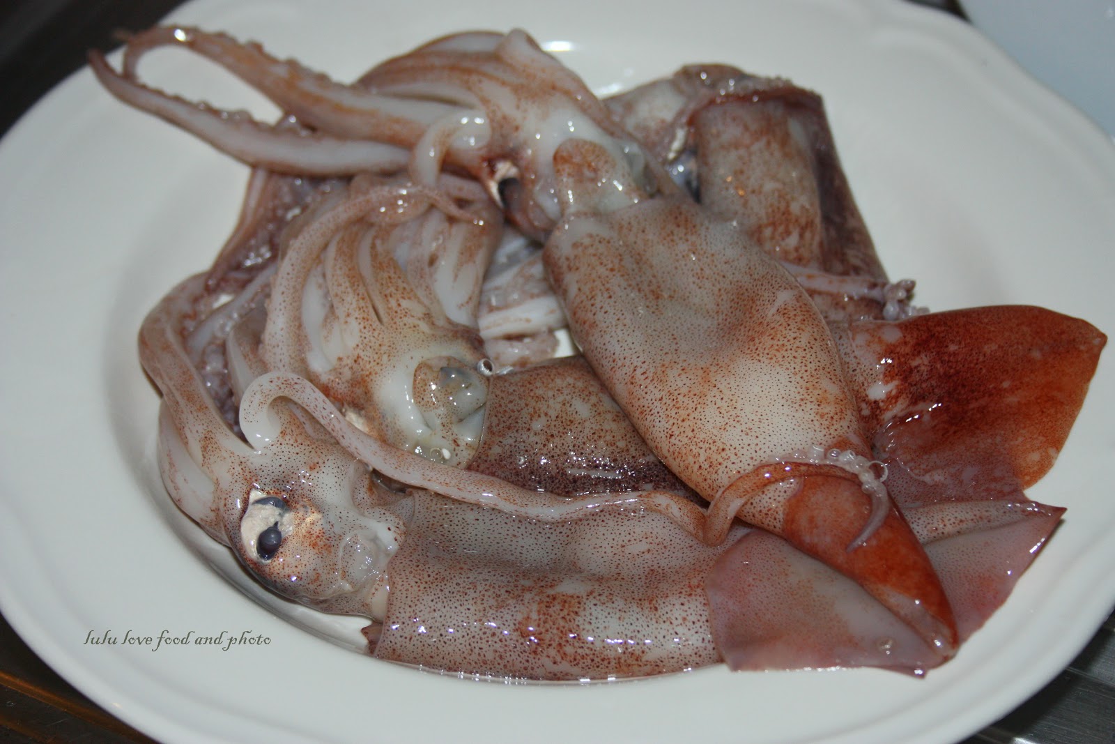 lulu love food and photo: Kallamar "totani" te mbushur me oriz.