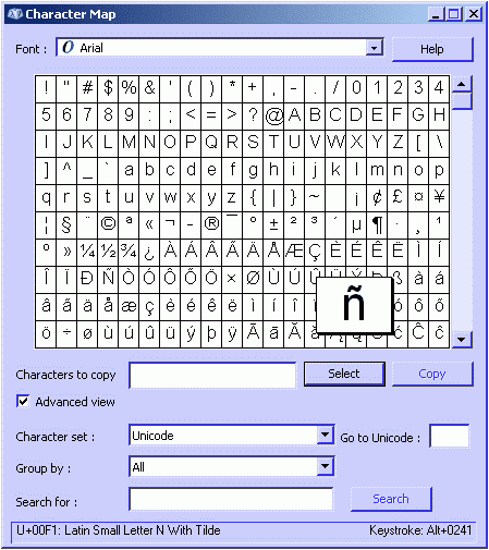 Techno Matti: Character Maps