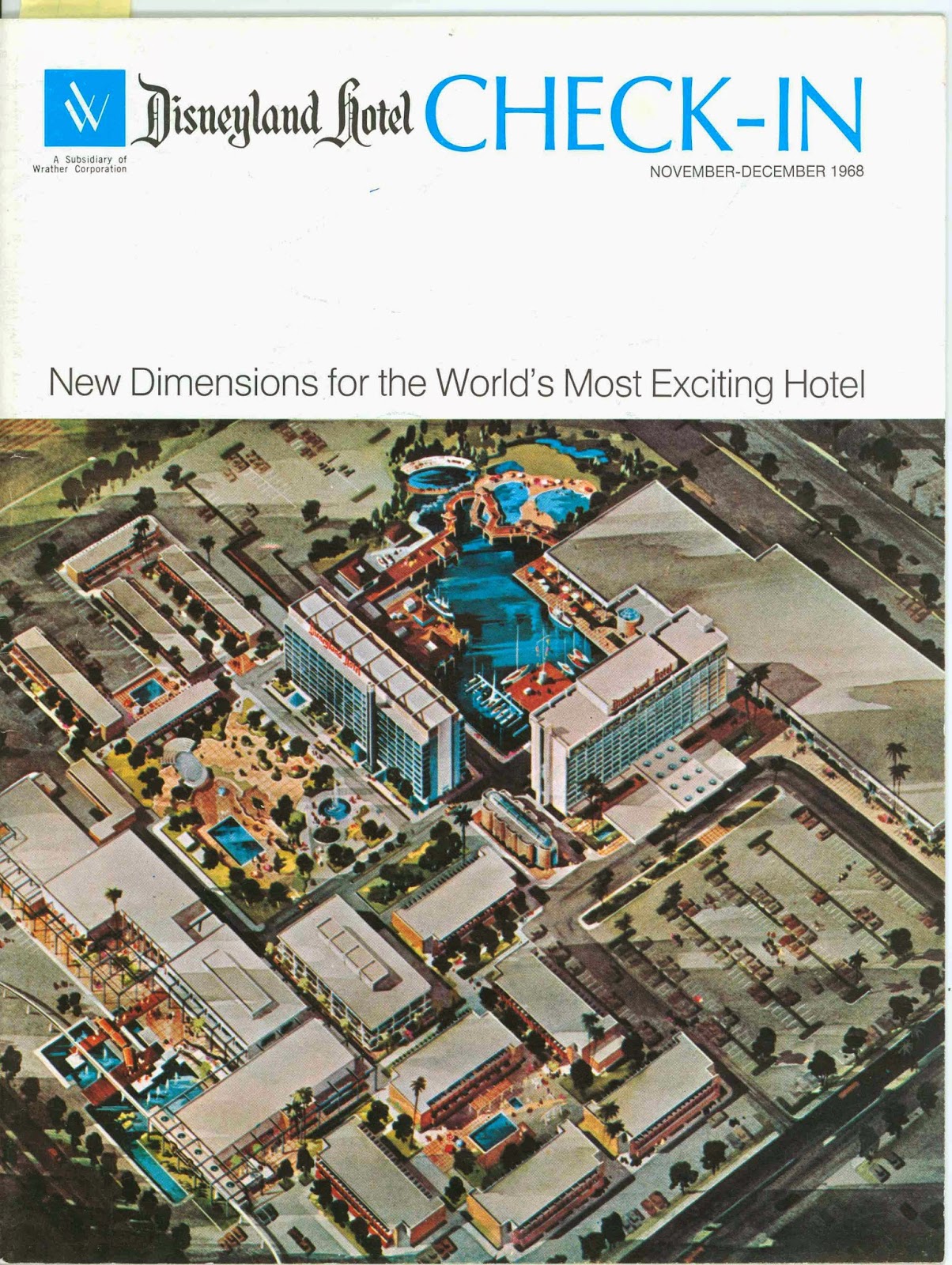 The Original Disneyland Hotel: Disneyland Hotel Check-In Magazines