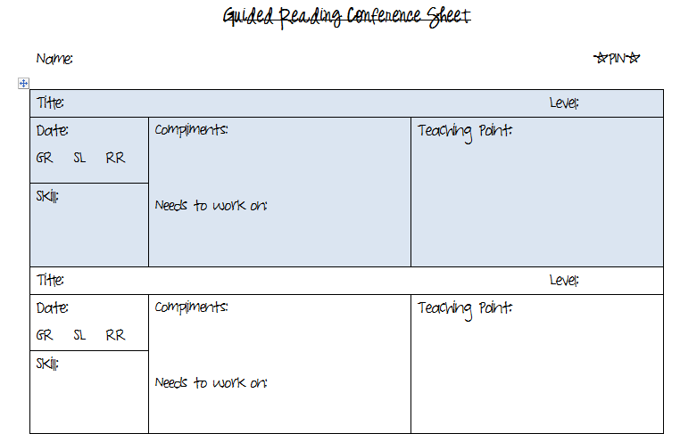 teaching, life, and everything in between: Conferencing Freebies