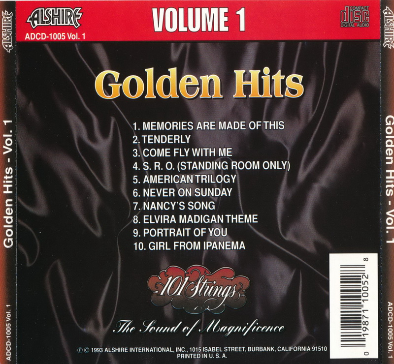 ENTRE MUSICA: 101 STRINGS - Golden Hits. The Sound Of Magnificence Volume 1