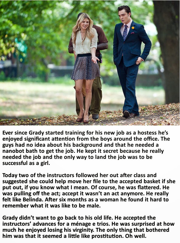 Krazy Kay's TG Captions and Swaps: What I'd do for a Job