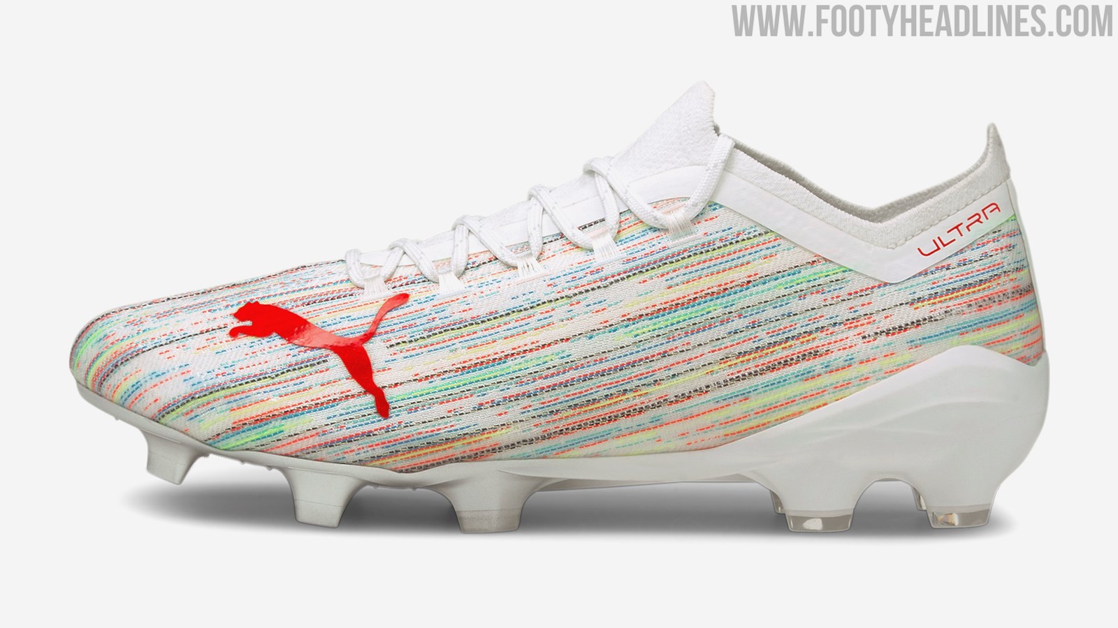 'White / Multicolor' Puma Ultra 2021 Spectra Pack Boots Leaked - Footy ...