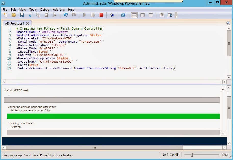 How To Use Powershell Script To Deploy A New Active Directory Forest Techsupport