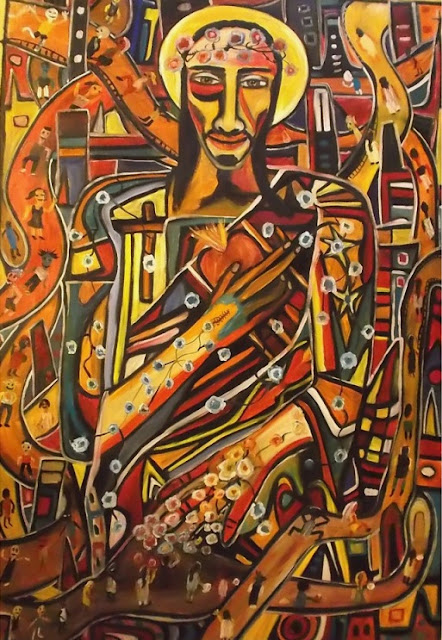 Indigenous Jesus: Beautiful Jesus by Nigerien (Niger) Artist Mariama ...
