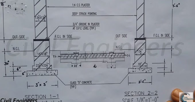 Construction / Civil Engineering: How to Study Drawing For the Column ...