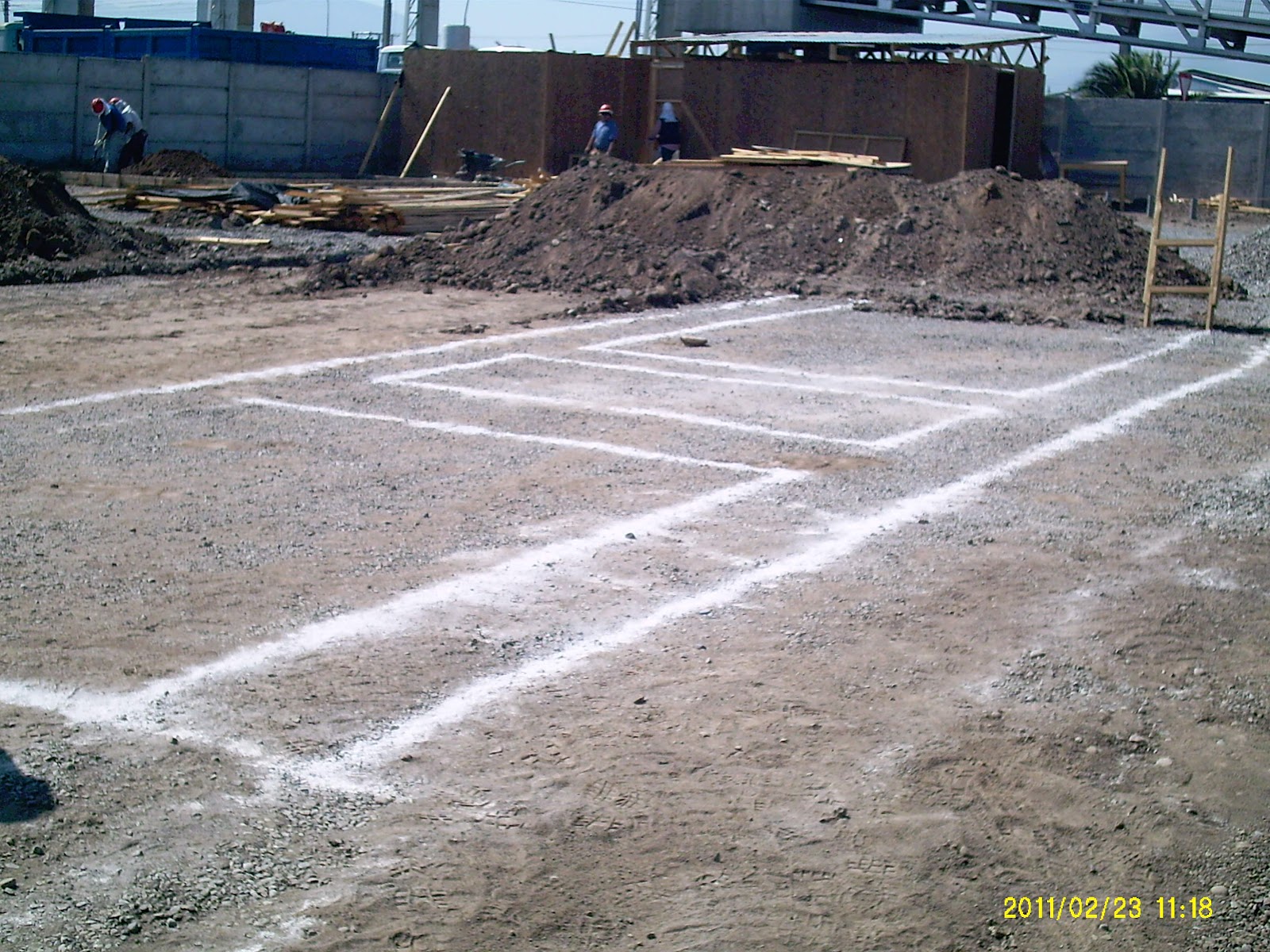 Fundaciones de la construccion: Trazados de obra