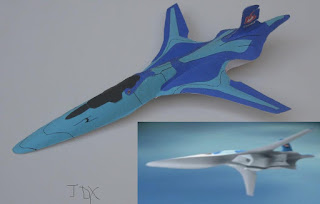 Ace Combat Model - Drawings: R-101 Delphinus #1