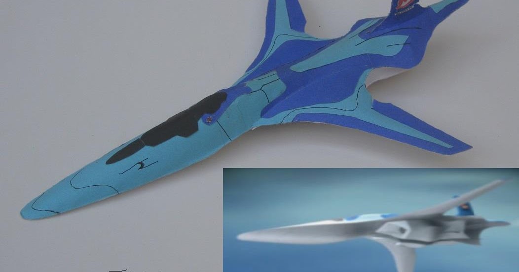 Ace Combat Model - Drawings: R-101 Delphinus #1