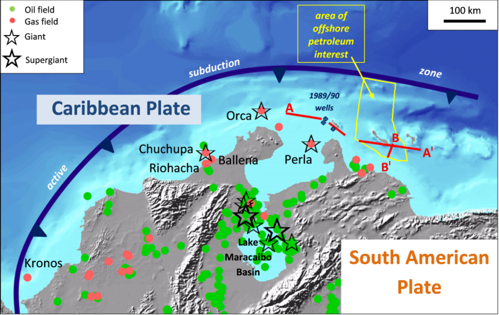CURACAO OF GAS AREA OF OFFSHORE PETROLEUM INTEREST?????????????