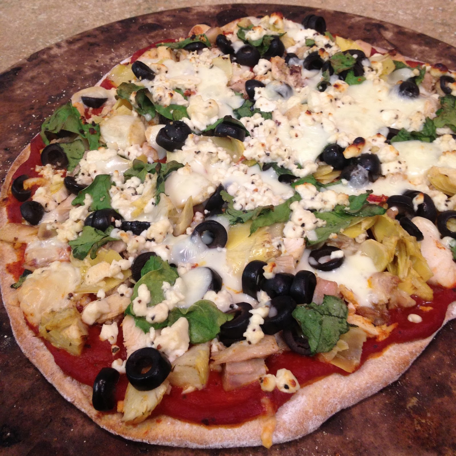 Cardio Pizza: Quick Mini Greek Pizza