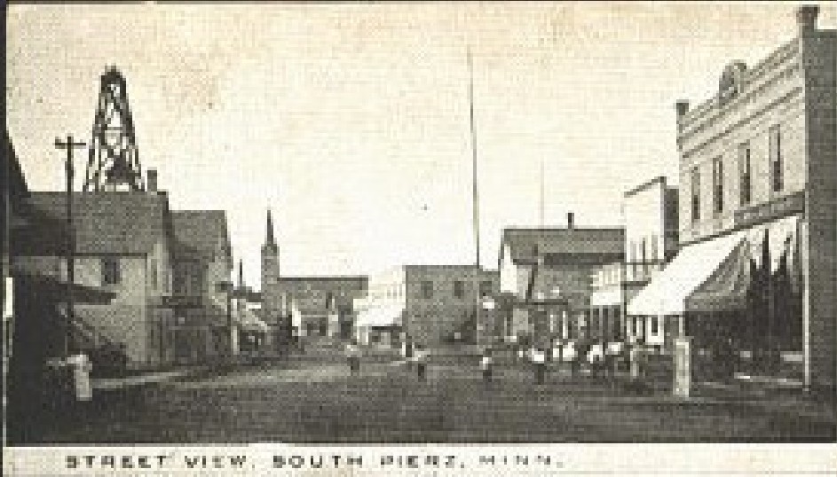 HESCH HISTORY: Let's compare photos of downtown Pierz, ok?