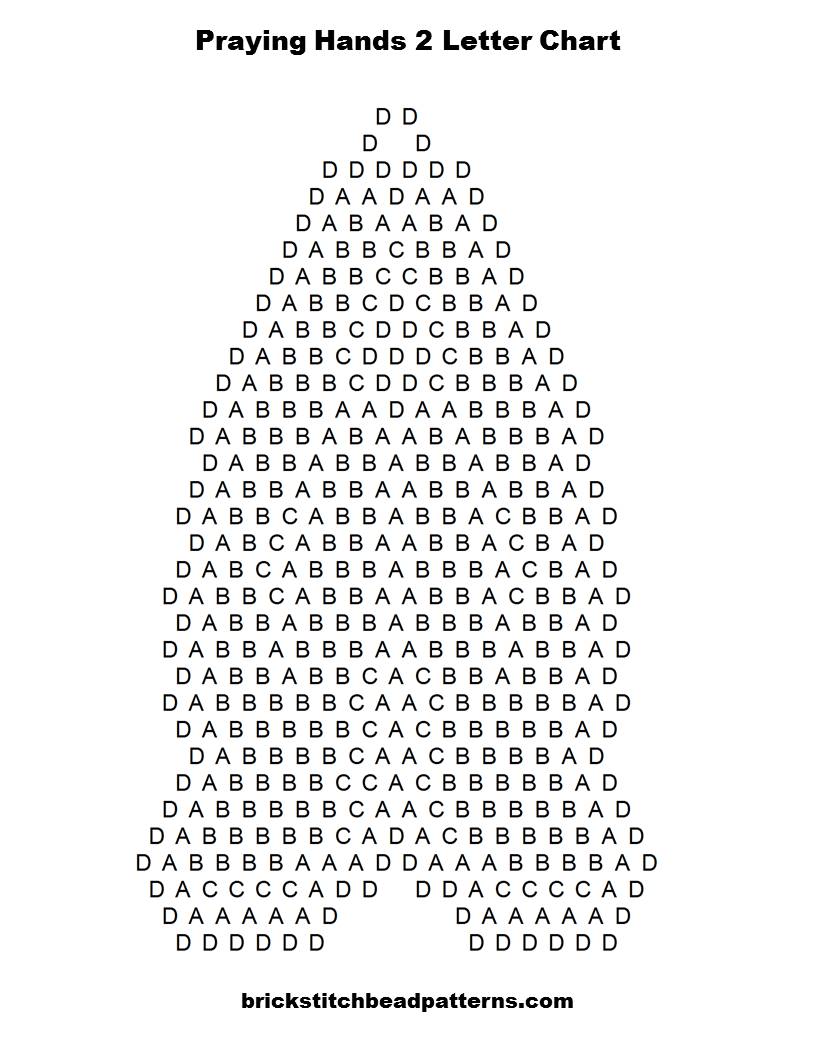 Brick Stitch Bead Patterns Journal: Free Praying Hands 2 Earring Brick ...