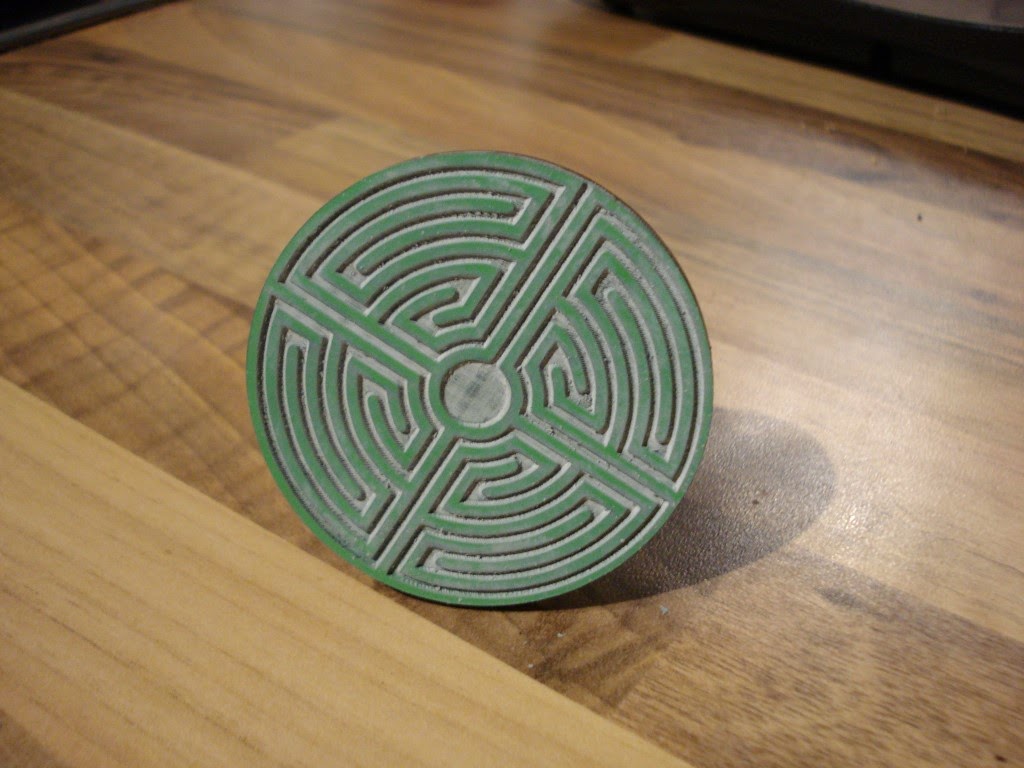 Labyrinth Rubber Stamp