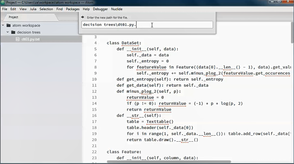 Prototype Project Decision Trees 01 Python Tutorial Find Best Attribute To Split On