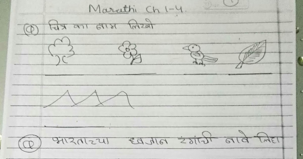 Punishka Tutorials: CCE pattern grade 4 Marathi Important questions.