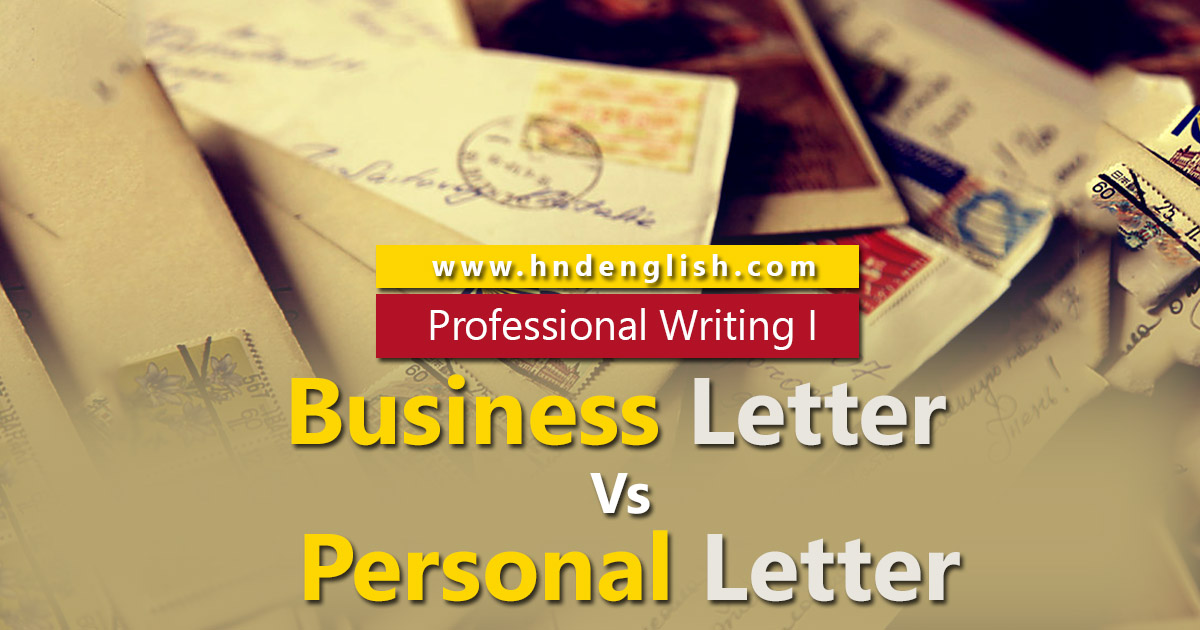 Personal Letter ? Personal Business Letter