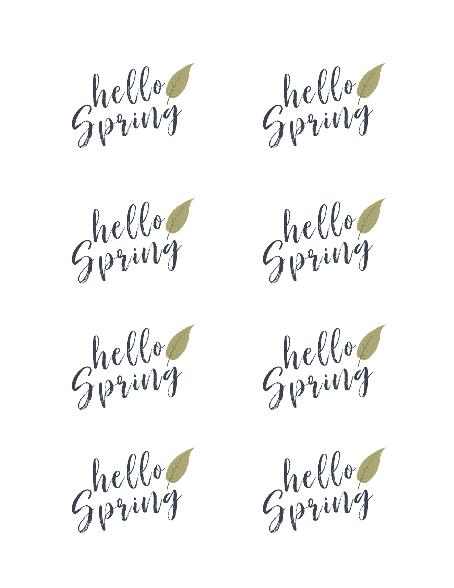 Repurposed Dollar Store Hello Spring Sign