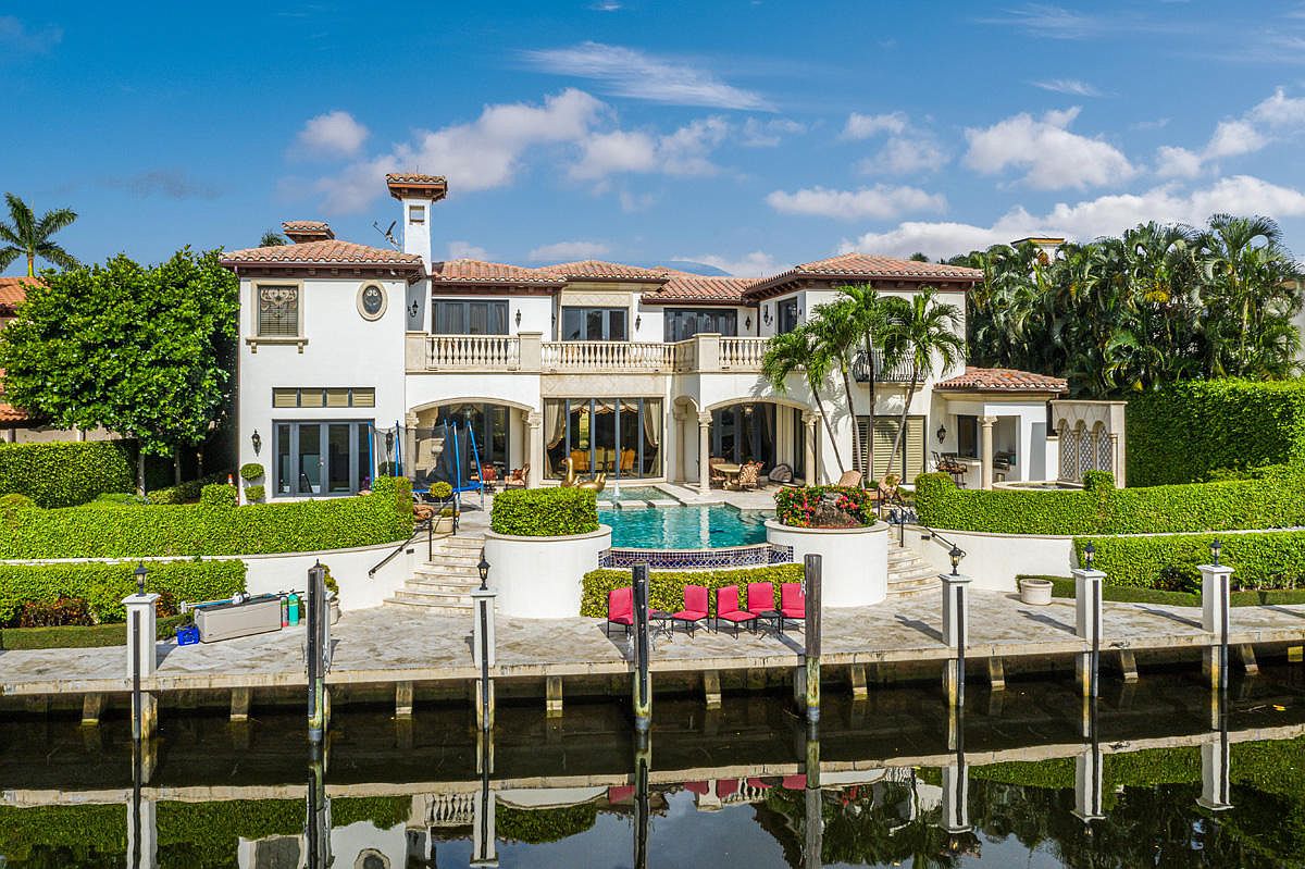 8,000 Square Foot Mediterranean-Style Mansion In Boca Raton, FL | THE ...