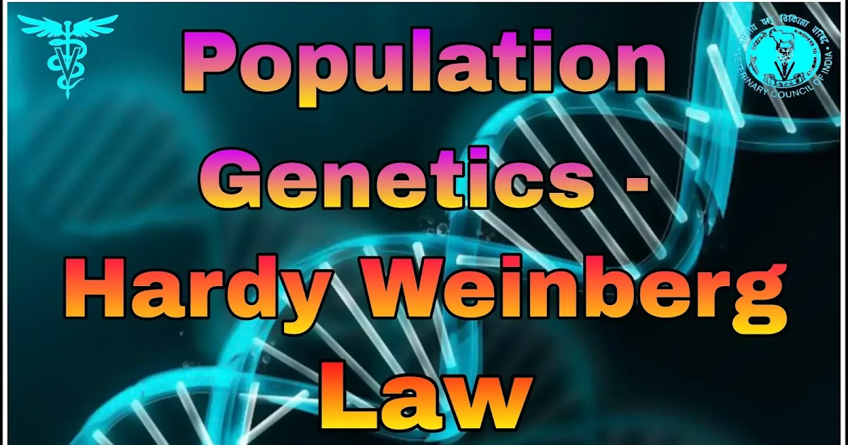 Population Genetics - Hardy Weinberg Law.