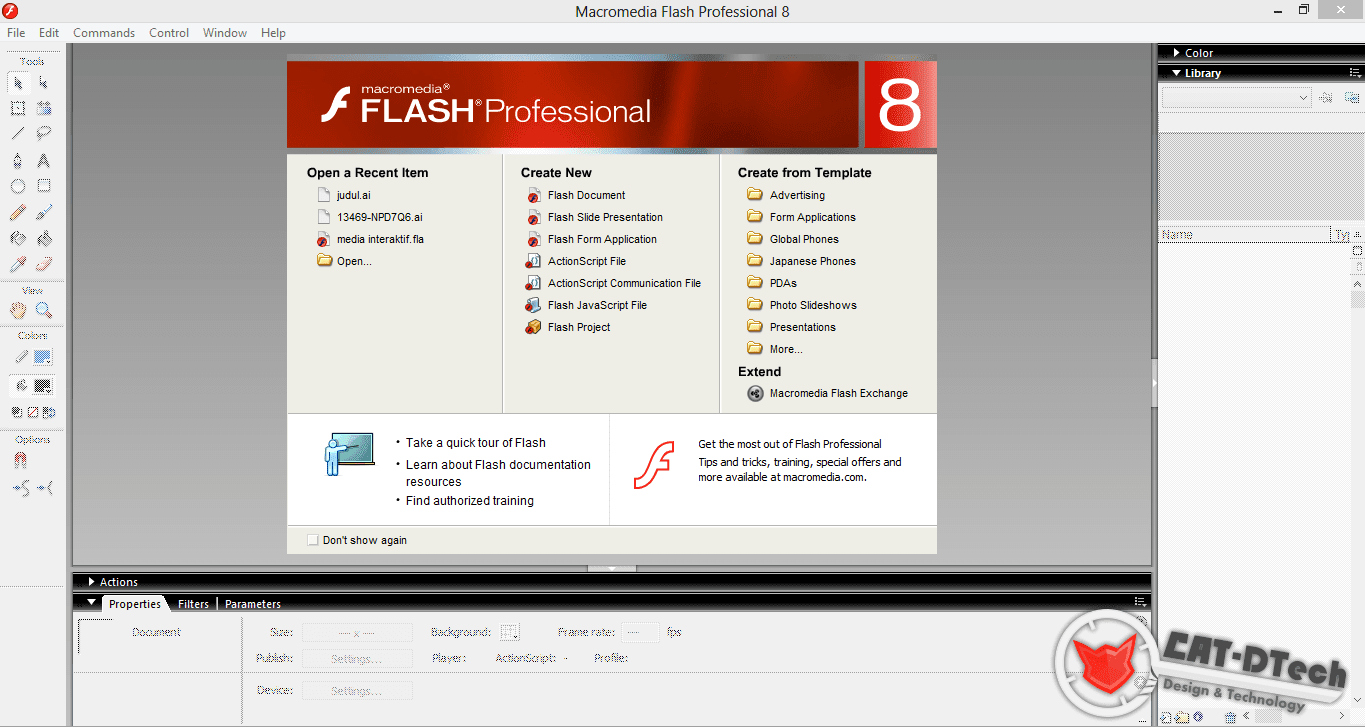 Flash! Animation and Interactive Maker Software - Cat DTech