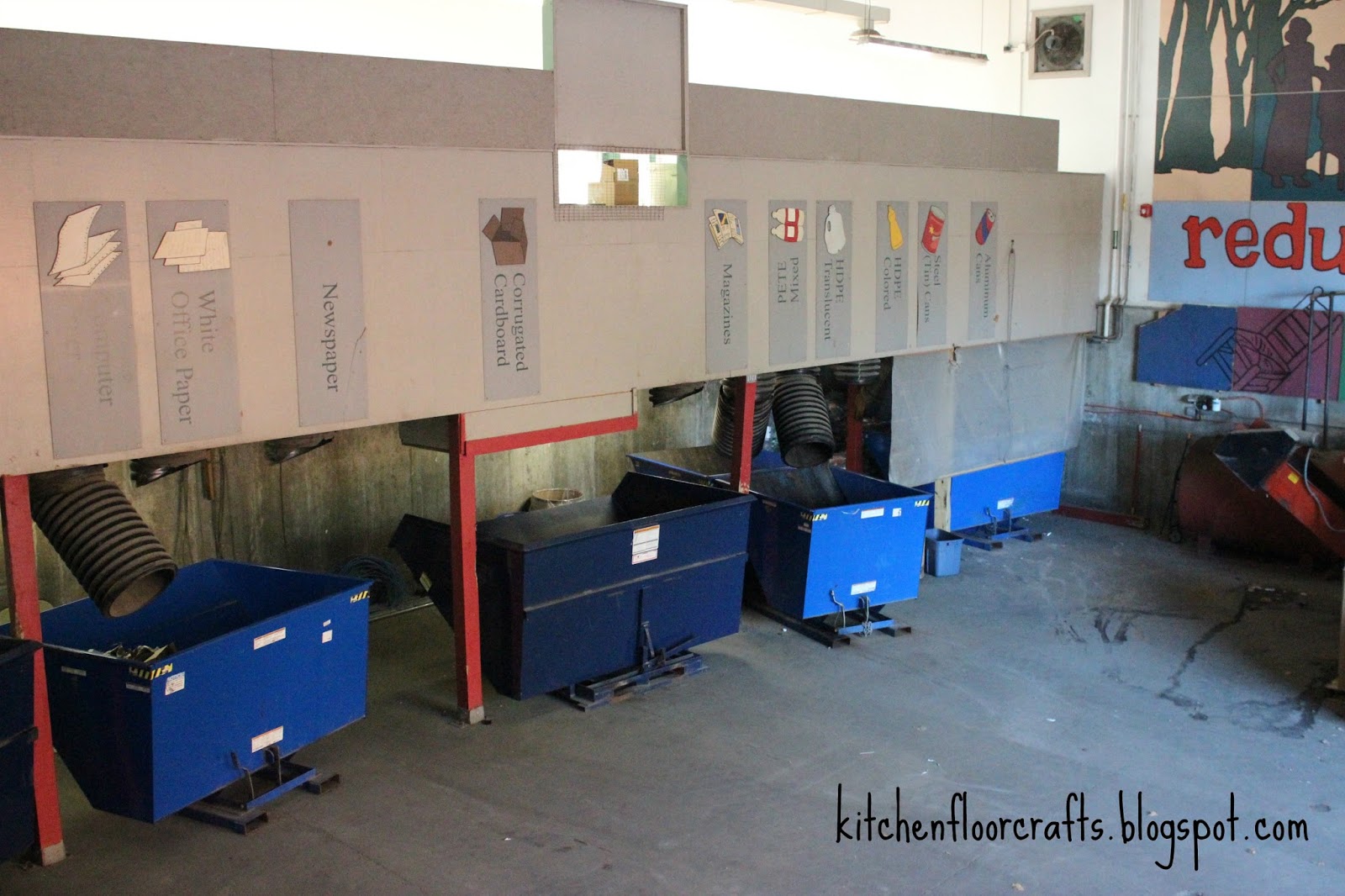 Kitchen Floor Crafts: Exploring A Recycling Center (Learning Through ...