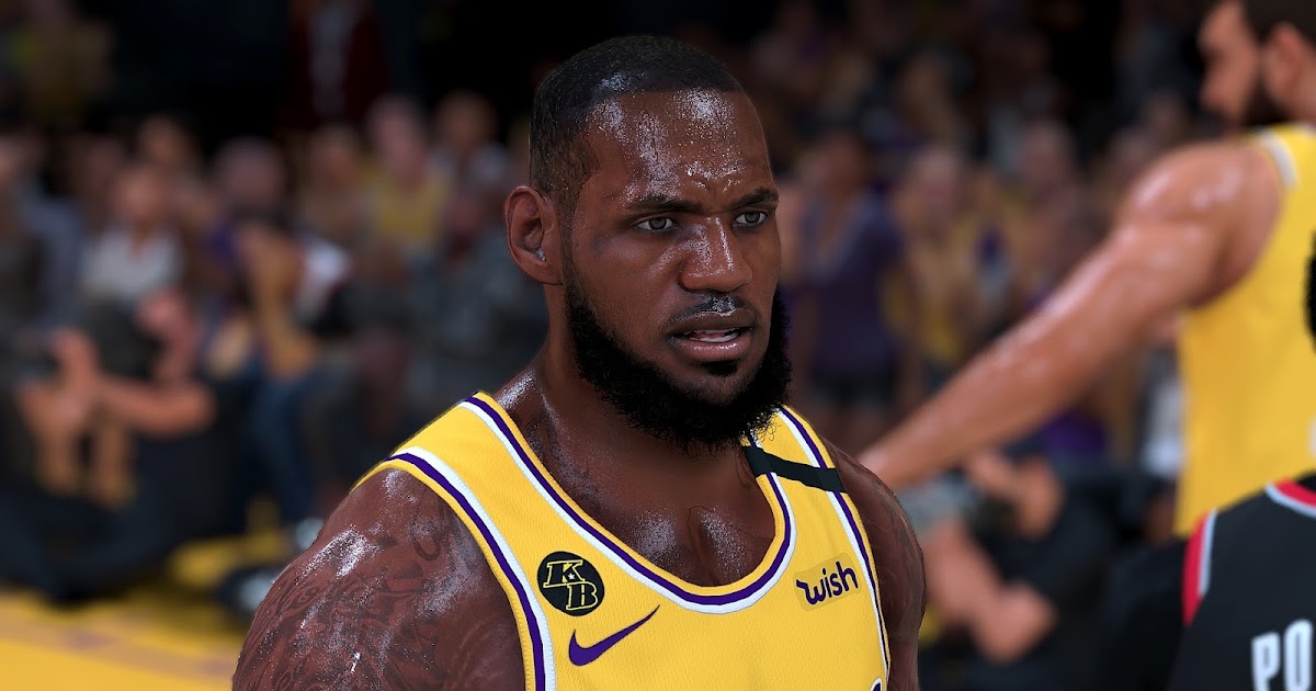 NBA 2K22 Lebron James Cyberface and Body Model V2.0 by hassjlx007 ...