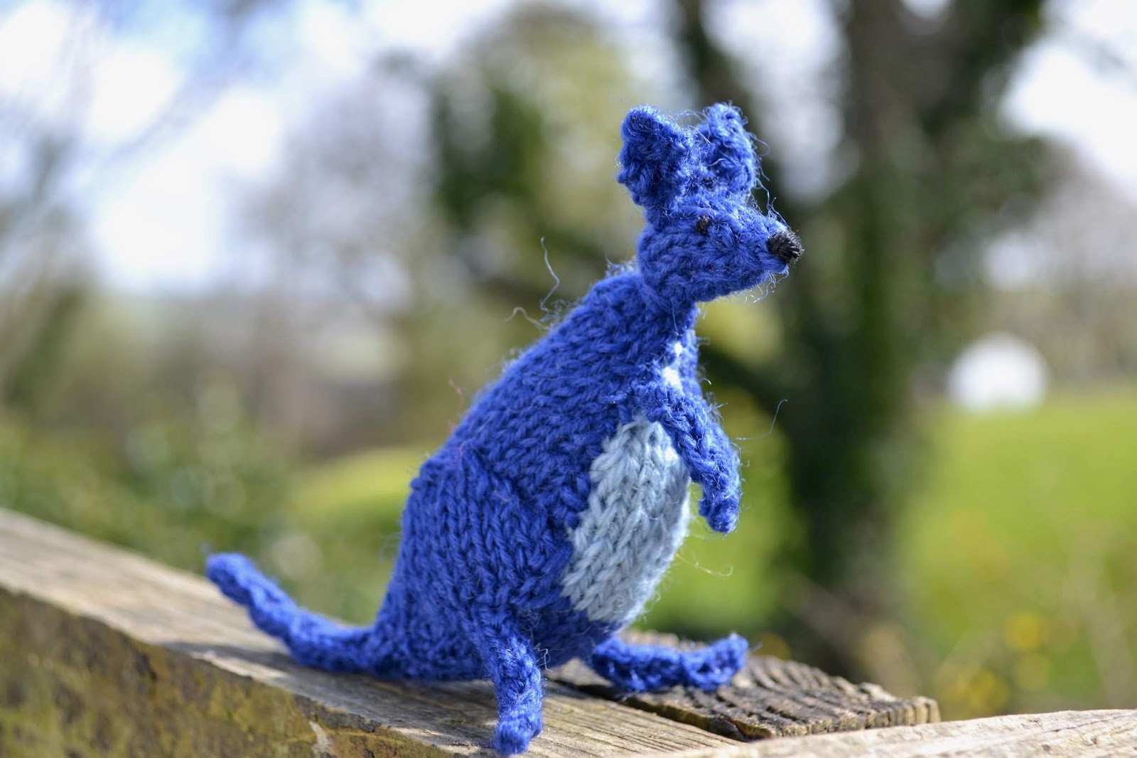 Ginx Craft : "I Love You Blue Kangaroo"