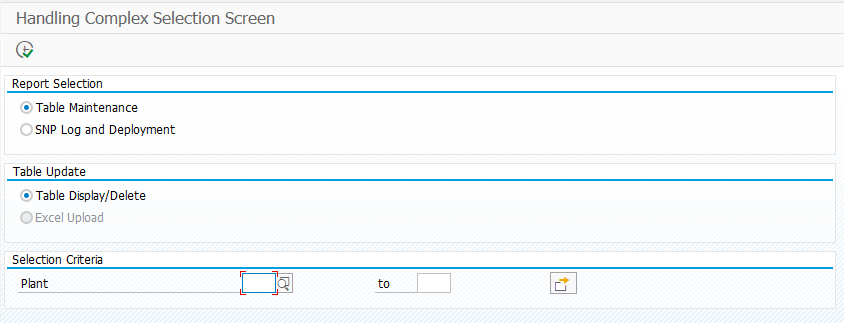 SAP ABAP Central: Easy Handling of Complex Selection Screen