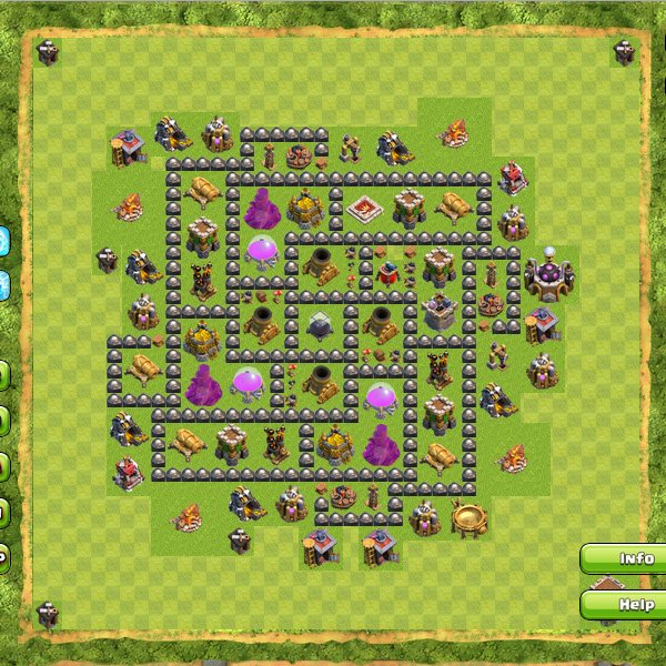 Clash of Clans - BEST Town Hall Level 1-10 Farming Base 2015 ~ Clash Attack