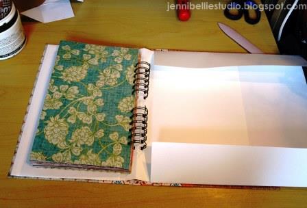 Jennibellie Studio: Smash Book Tutorial - Part Two: The Removable Cover