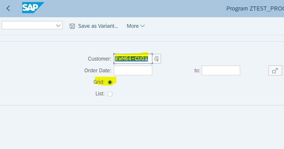 SAPNewbee: ALV Report with Grid view and List View