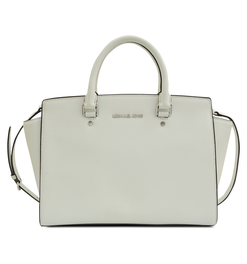 Double Carried Light Gray Handbag ~ Attractive Lifestyle