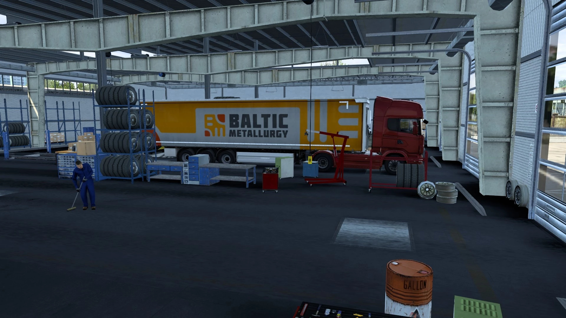 EURO TRUCK2 Extended Garage v1.0 ETS2