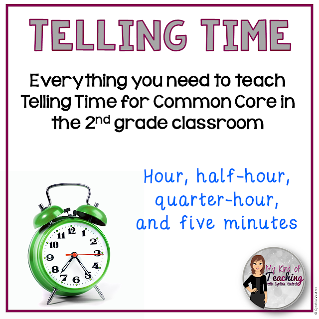 My Kind of Teaching: Telling Time to the Hour, Half Hour, Quarter Hour ...