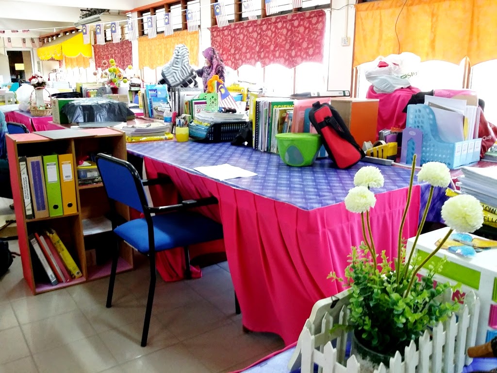 MENGEMAS BILIK GURU - SMK TELOK KERANG