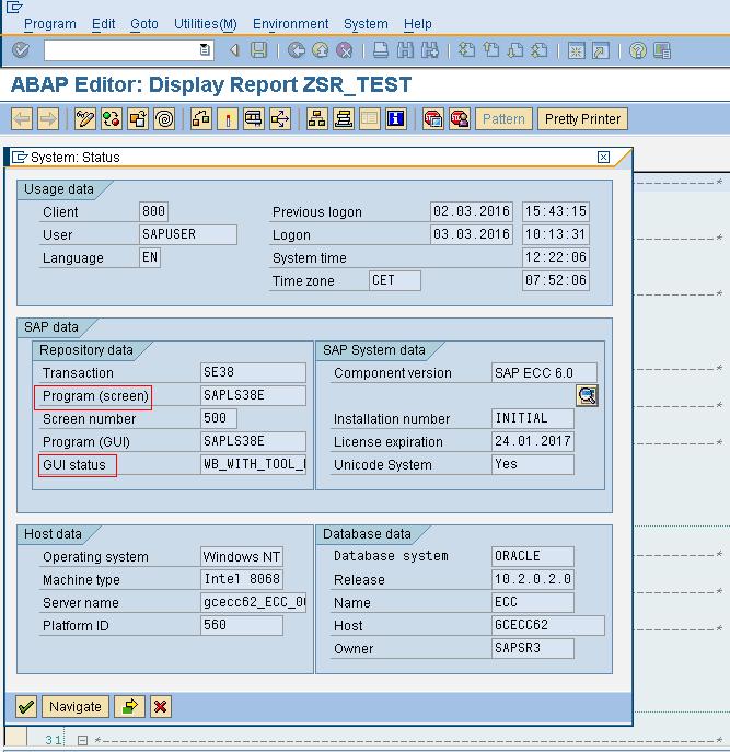 SAP ABAP 4 Tutorial: Menu Exit