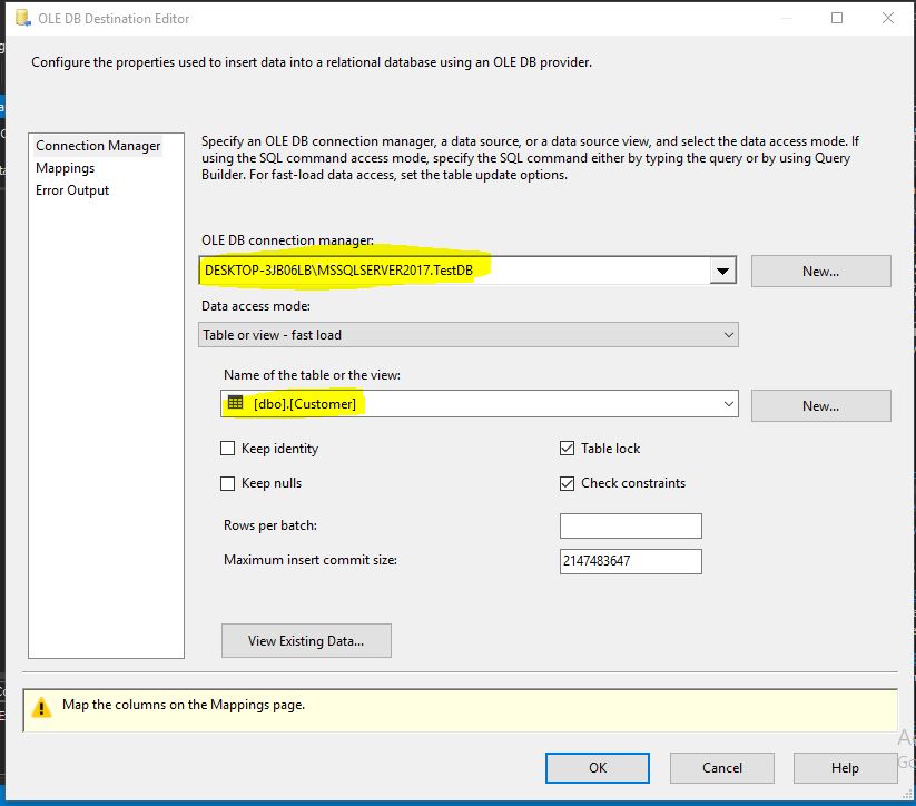 Load Datetime Column In Sql Server 2012 Using Ssis Stack