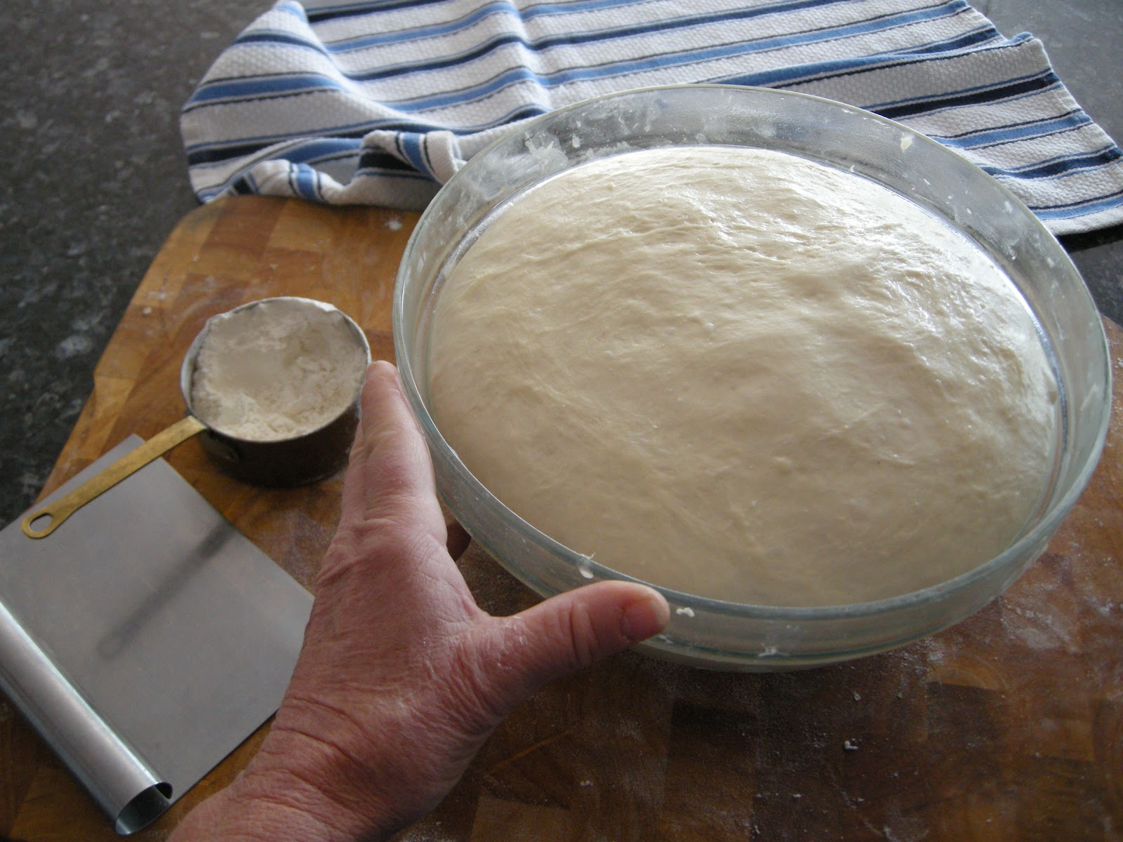 Kitchens Are Monkey Business: Rosie Makes Filone. It's Bread.