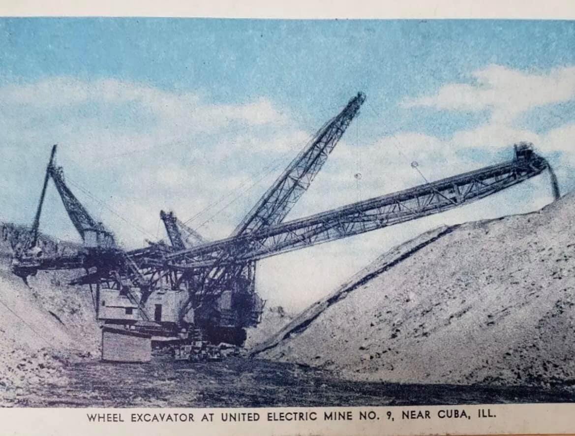 Towns and Nature: Fulton C: Cuba, IL: United Electric Coal's Cuba #9 Mine