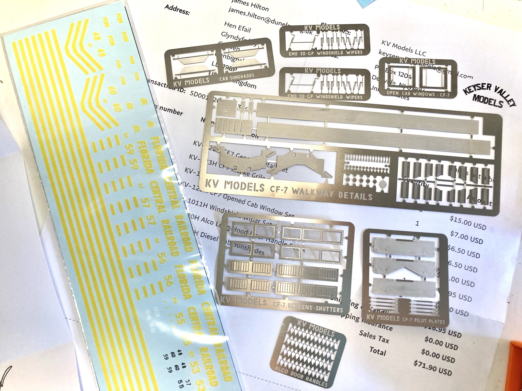 Rebuilding a rebuild: Santa Fe CF7 in H0…