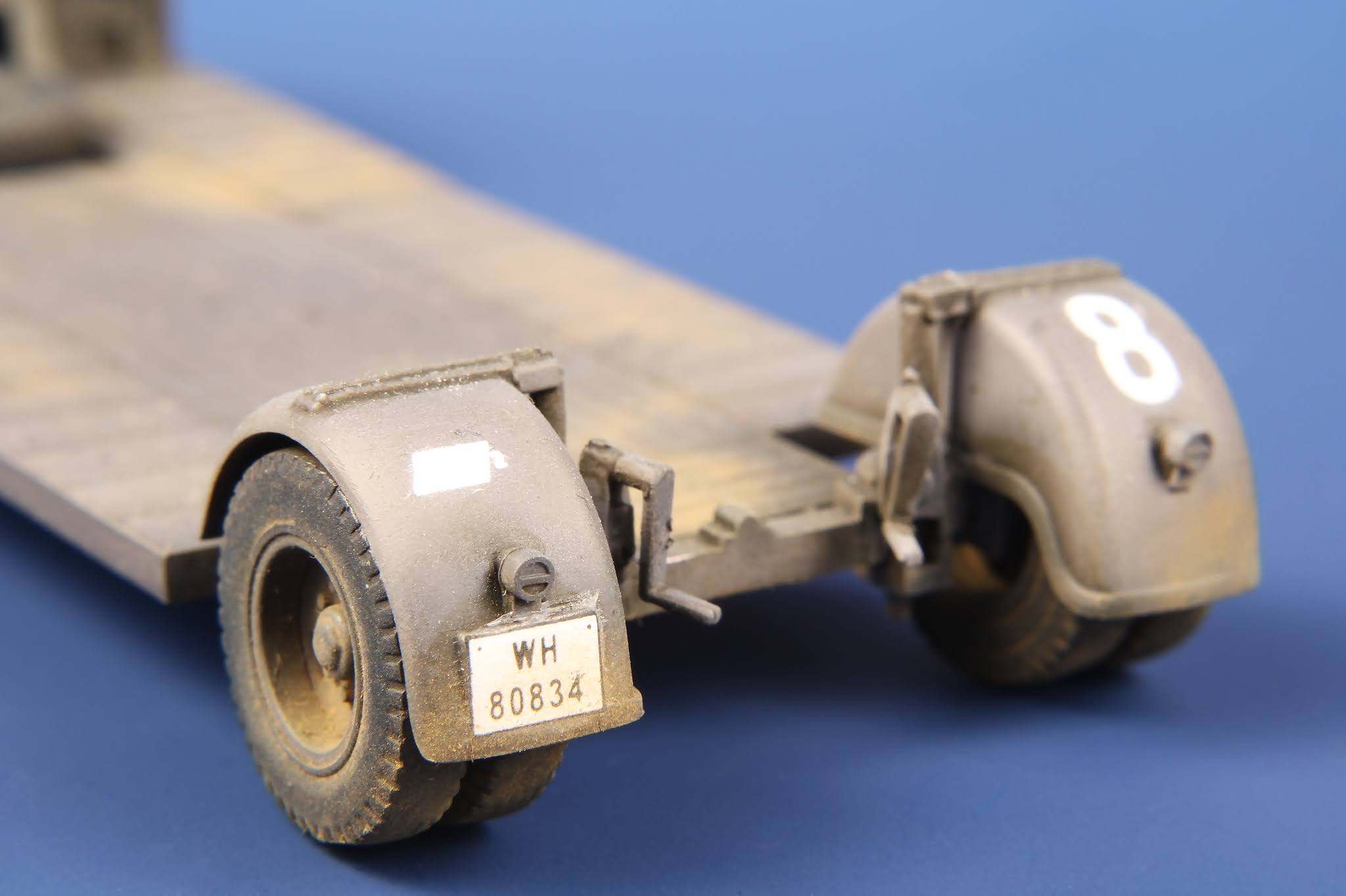 SA72022 Sd.Ah 115 Flatbed Trailer - postavený model od Martina Pfeifera