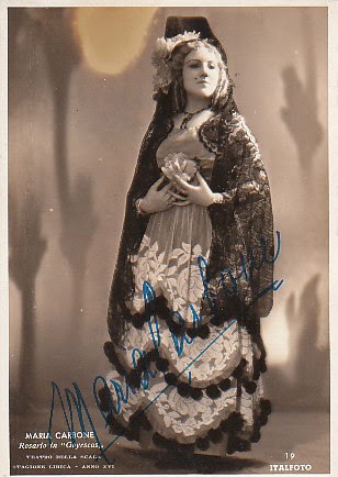 FORGOTTEN OPERA SINGERS : Maria Carbone (Soprano) (Castellammare di ...